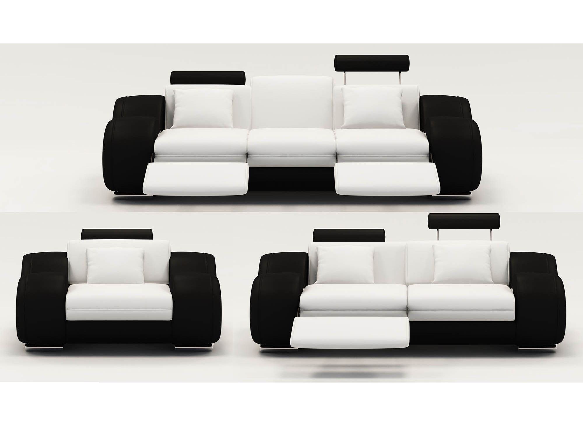 Ensemble canape relax design 3 2 1 places blanc et noir oslo oslo 3 2 1 ... Ensemble canape relax design 3 2 1 places blanc et noir oslo oslo 3 2 1 ...
